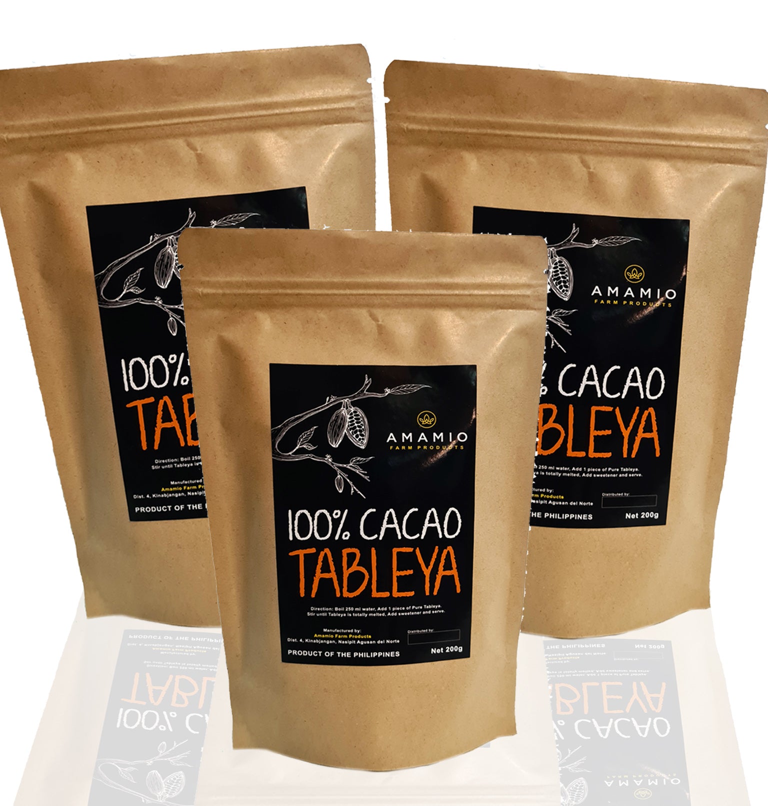Cacao Tableya Bundle (3 Packs) – AmamioFarmProducts